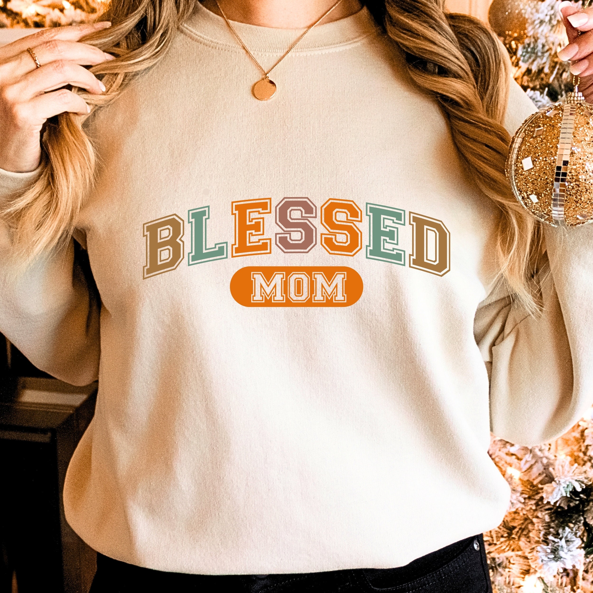 Retro Blessed Mom SVG PNG EPS, Mom Svg, Mom Vibes Svg, Mom Life Svg ...