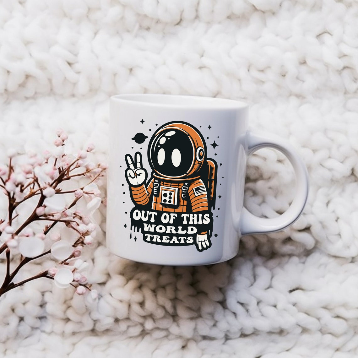 Cute Ghost Astronaut PNG SVG, Halloween Space Clipart, Out of This ...