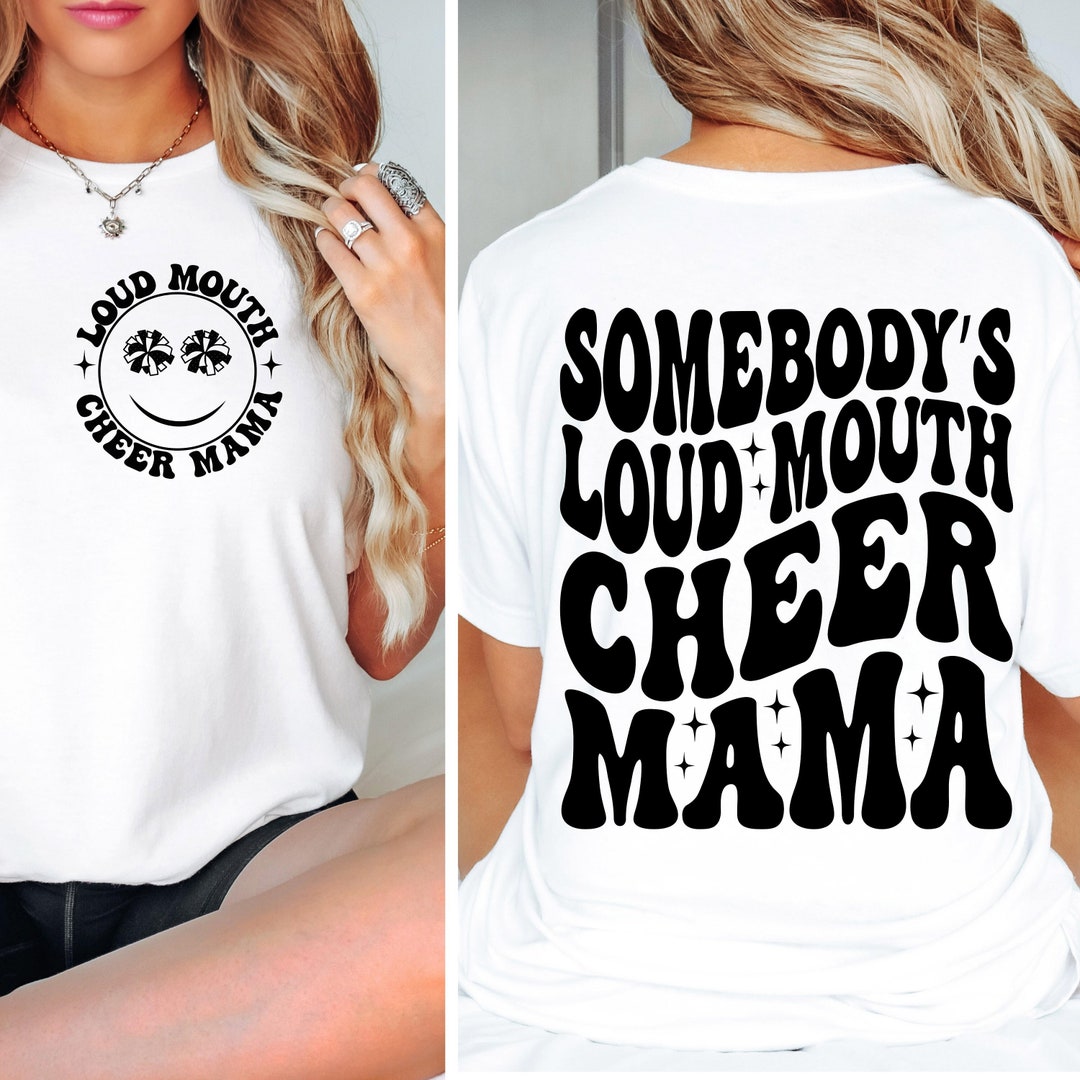 Somebody's Loud Mouth Cheer Mama SVG & PNG, Cheer Mom Svg, Cheerleading ...