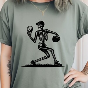 Skeleton Baseball Svg, Baseball Svg, Skeleton Baseball Player Svg ...