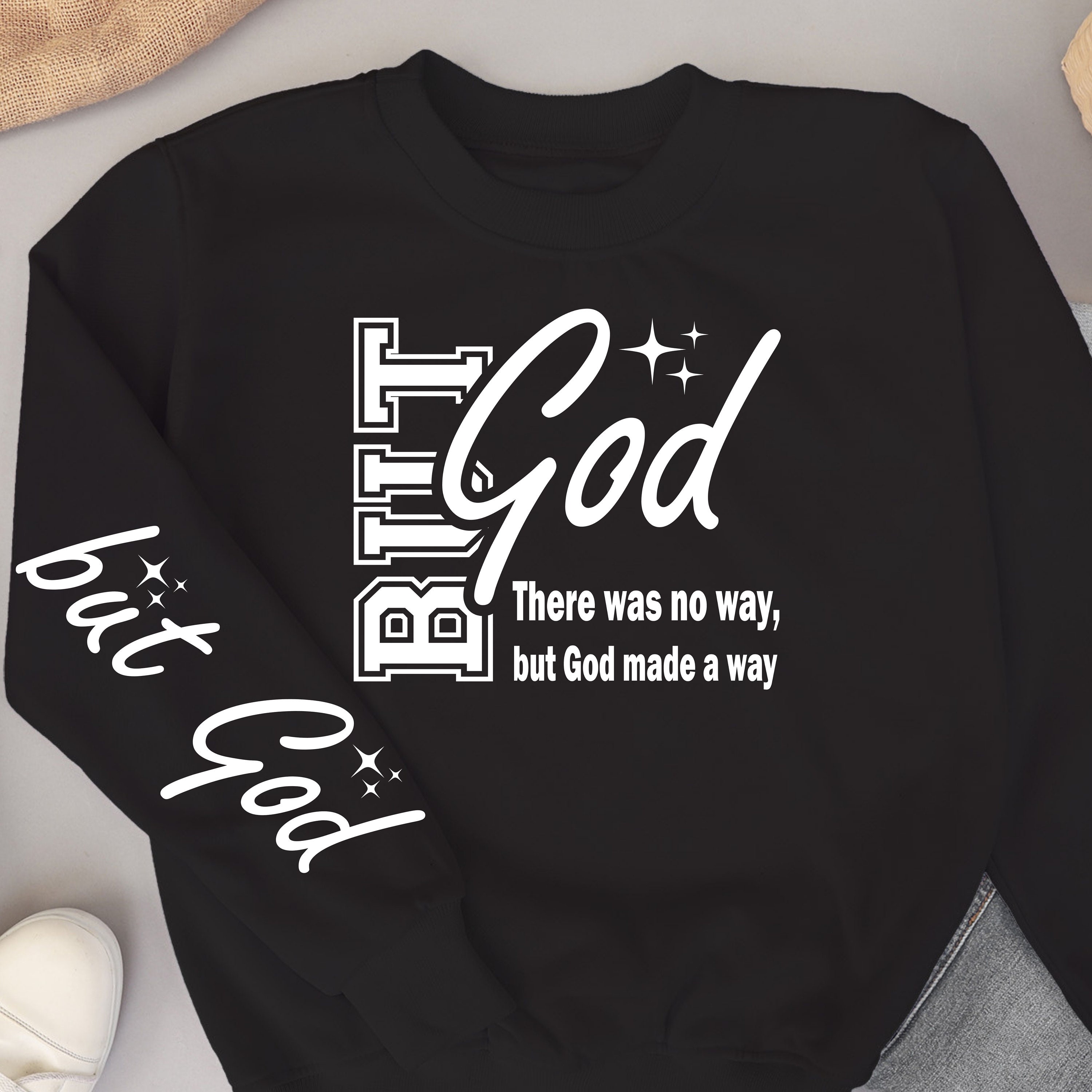 But God Svg, Sleeve Svg, Christian Sweatshirt, Christian Valentines ...