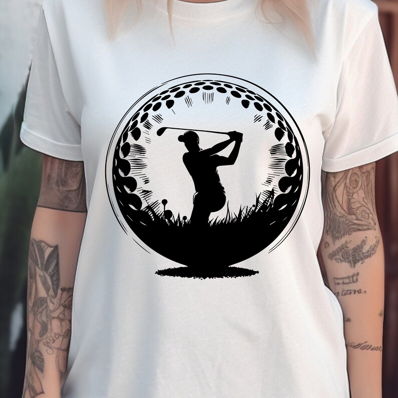 Golf Silhouette, Golfing SVG, Golfer Svg, Golf Ball Svg, Golf Club Svg ...