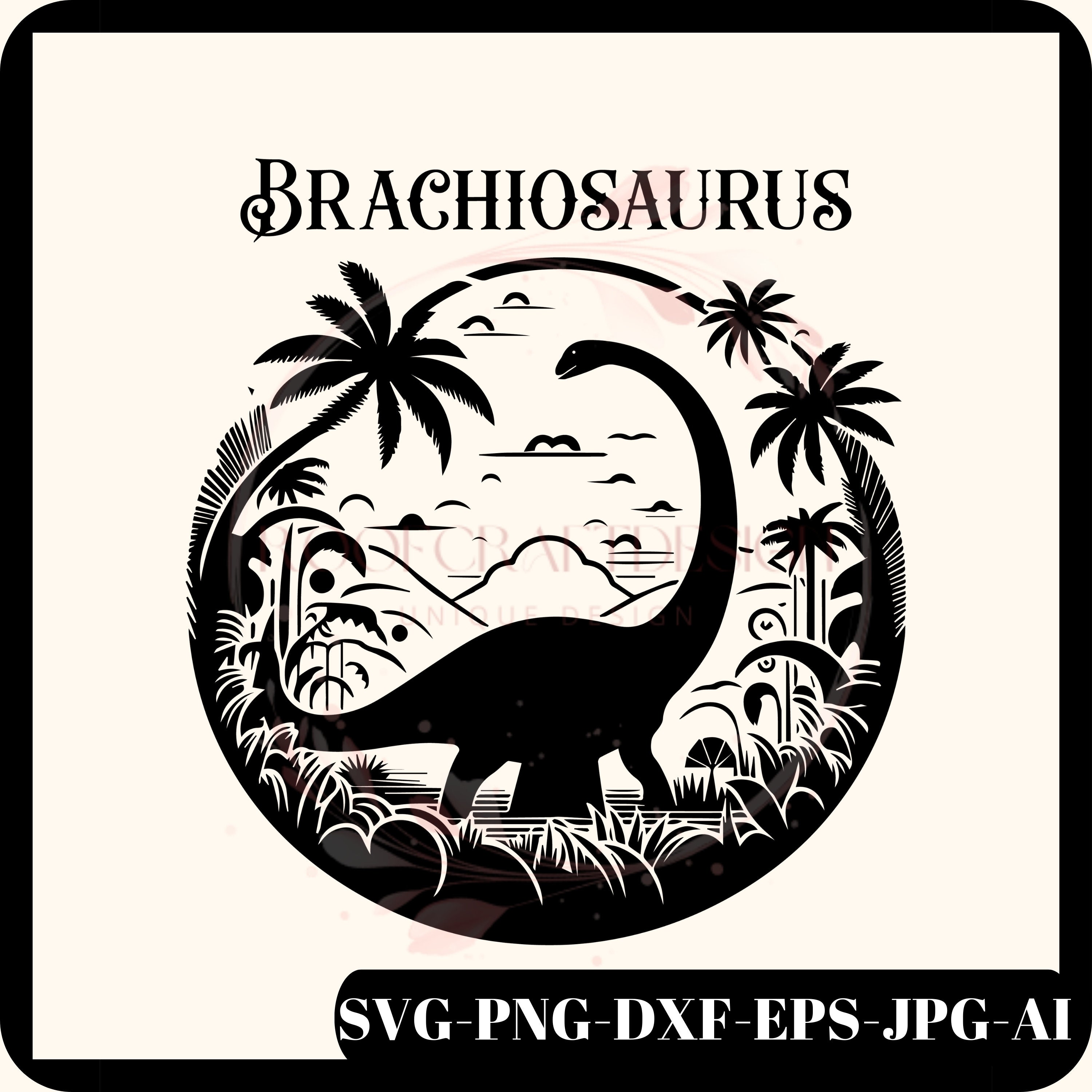 Dinosaur Clipart, Dilophosaurus Svg, Png, Dinasour Svg File Sublimation ...