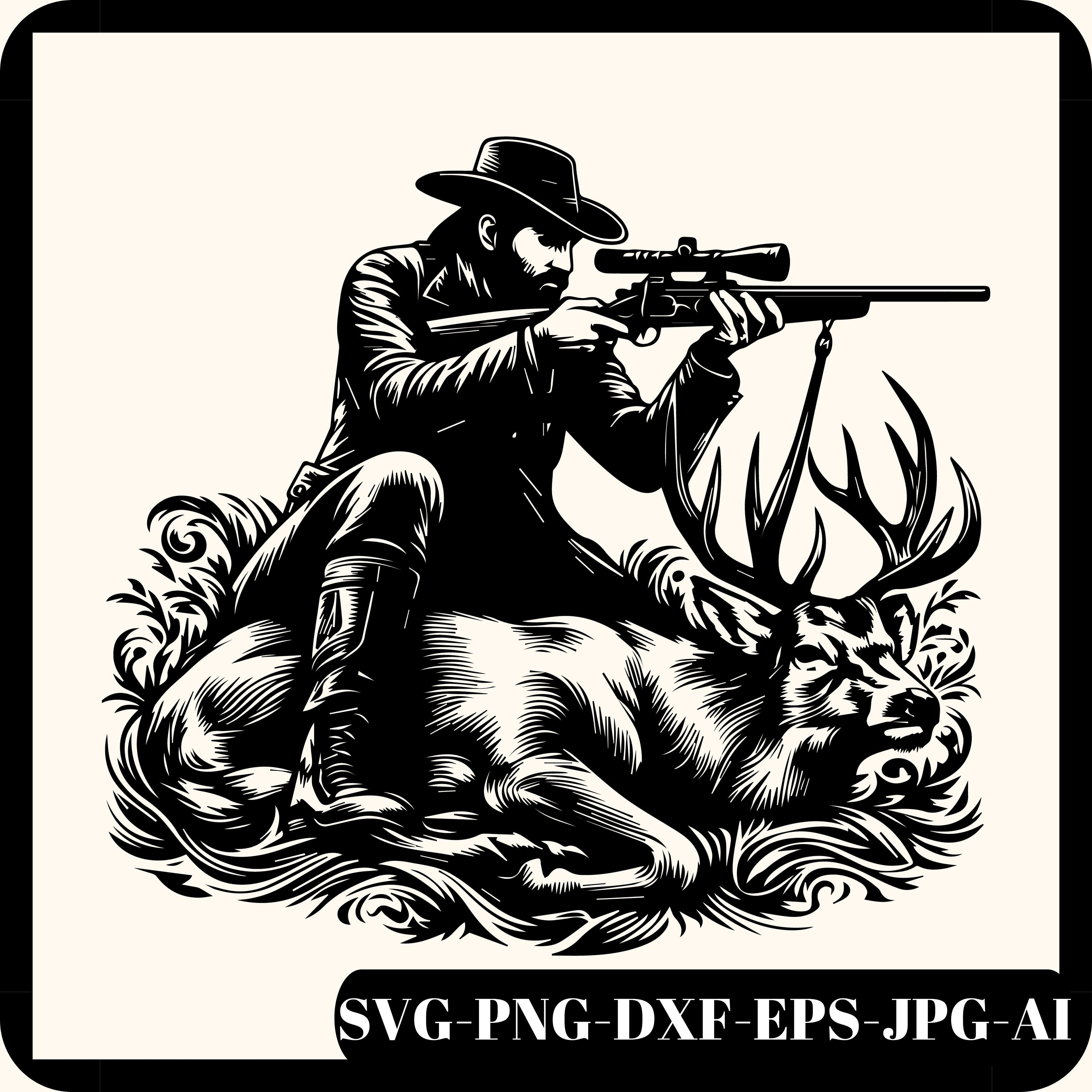 Deer Hunting Png, Hunting SVG, Hunter Svg, Hunt Life Svg, Outdoor Hunt ...