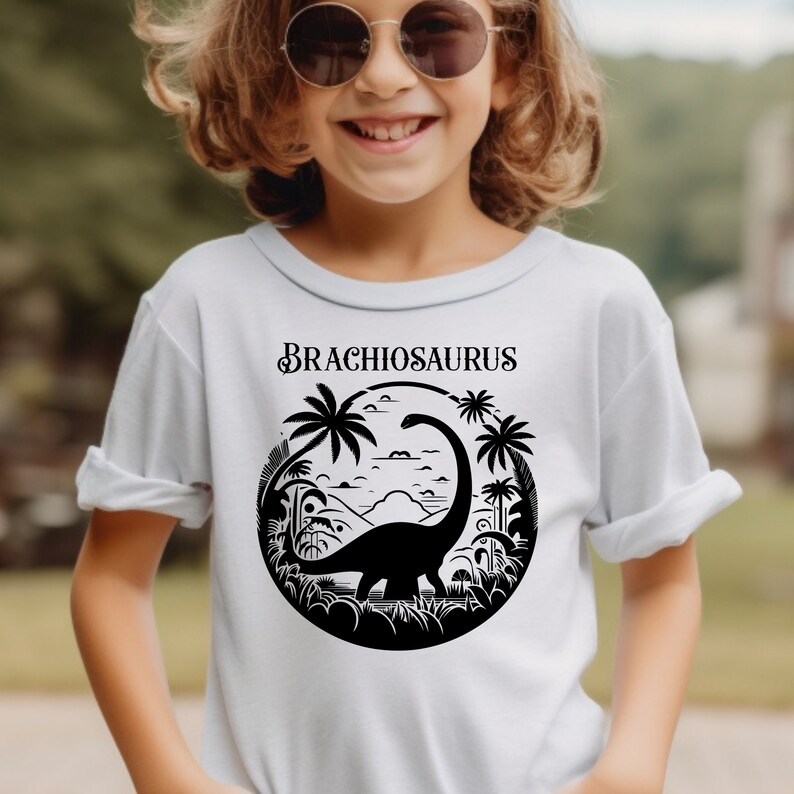 Dinosaur Clipart, Brachiosaurus Svg, Png, Dinasour Svg File Sublimation ...