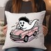 Retro Cute Ghost Driving Car SVG PNG, Halloween Car Clipart, Playful T ...