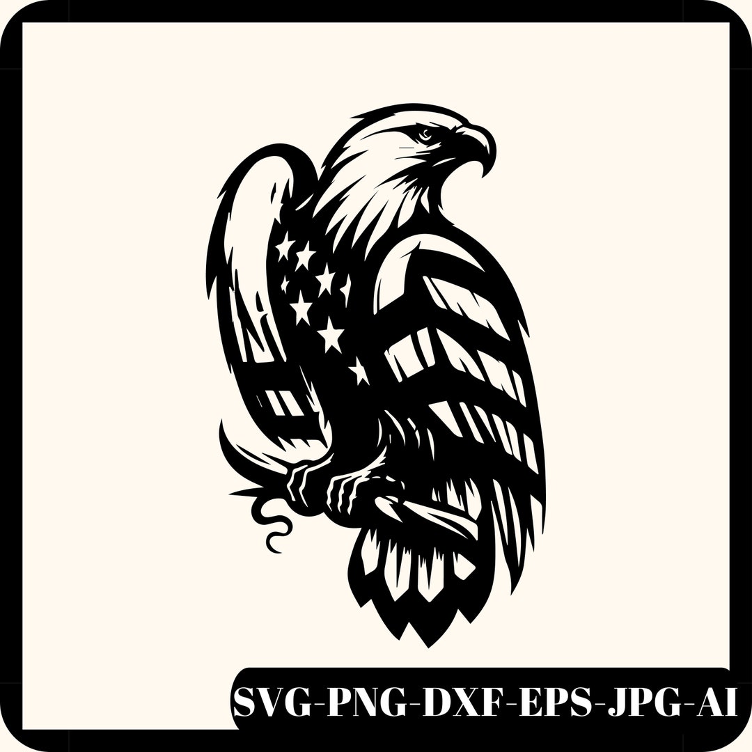 American Eagle Svg, American Flag Svg, Eagle Svg, Eagle Shirt Svg ...