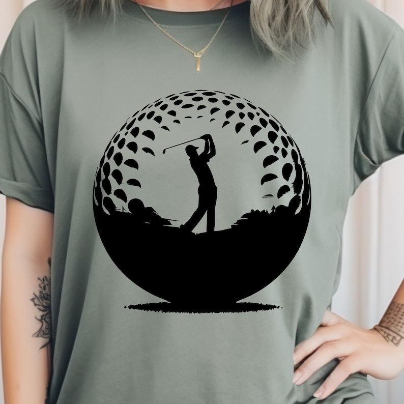 Golf Silhouette, Golfing SVG, Golfer Svg, Golf Ball Svg, Golf Club Svg ...