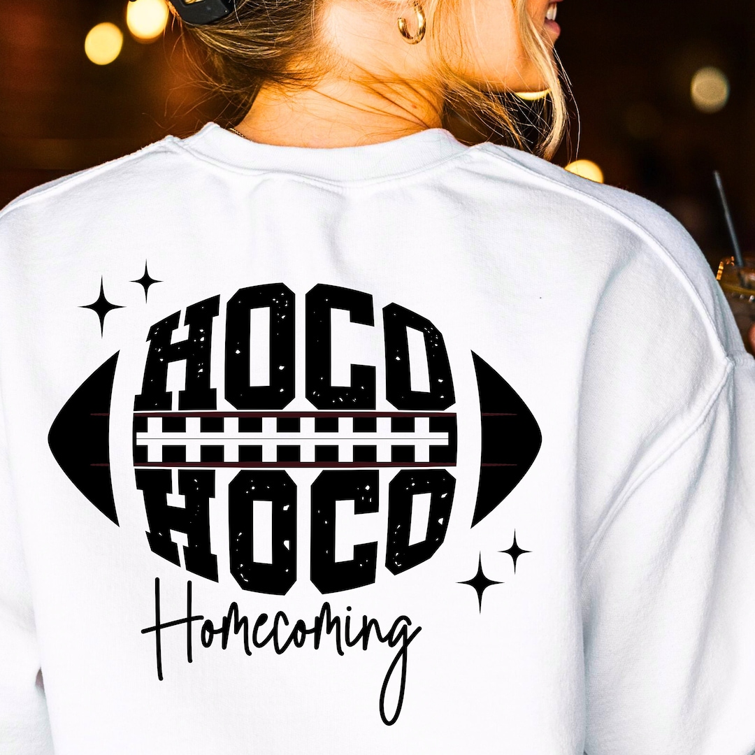 Homecoming Football SVG Design: Hoco 2024, High School Reunion (digital ...