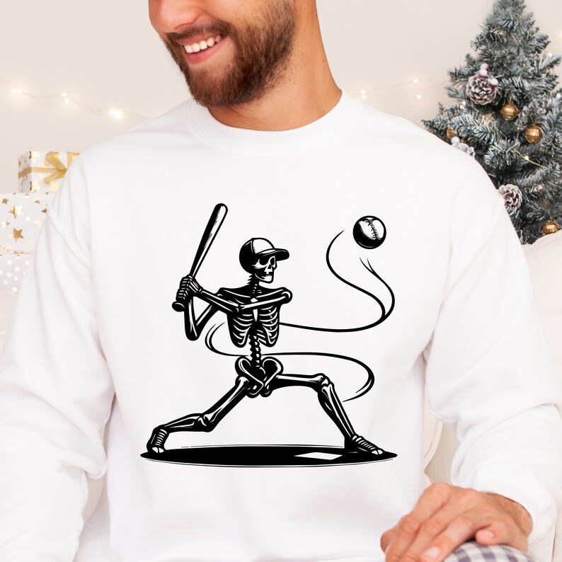 Skeleton Baseball Player Svg, Skeleton Baseball Svg, Baseball Svg ...
