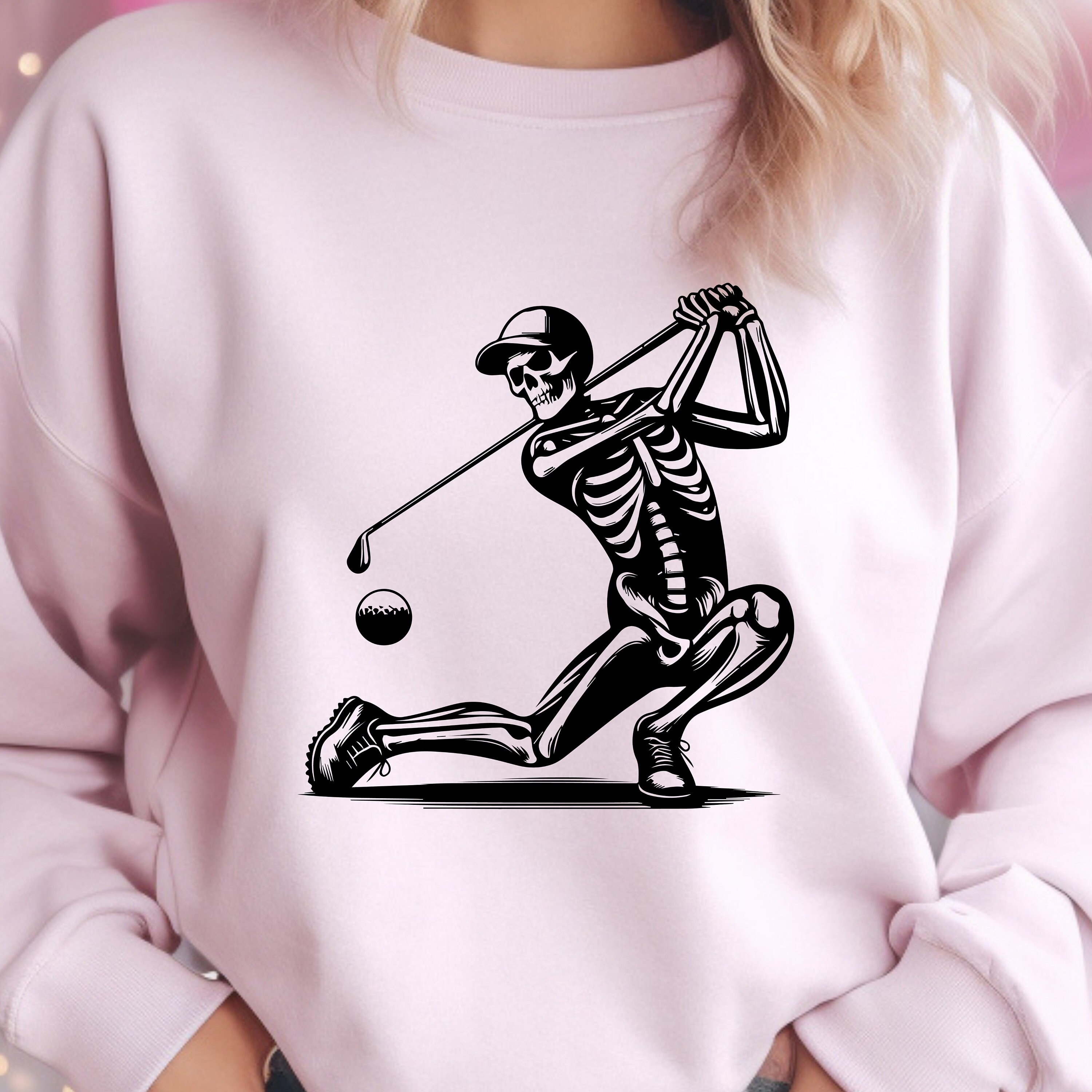 Funny Skeleton Golf Player Svg, Golf Season Svg, Golf Svg, Golfing Svg ...