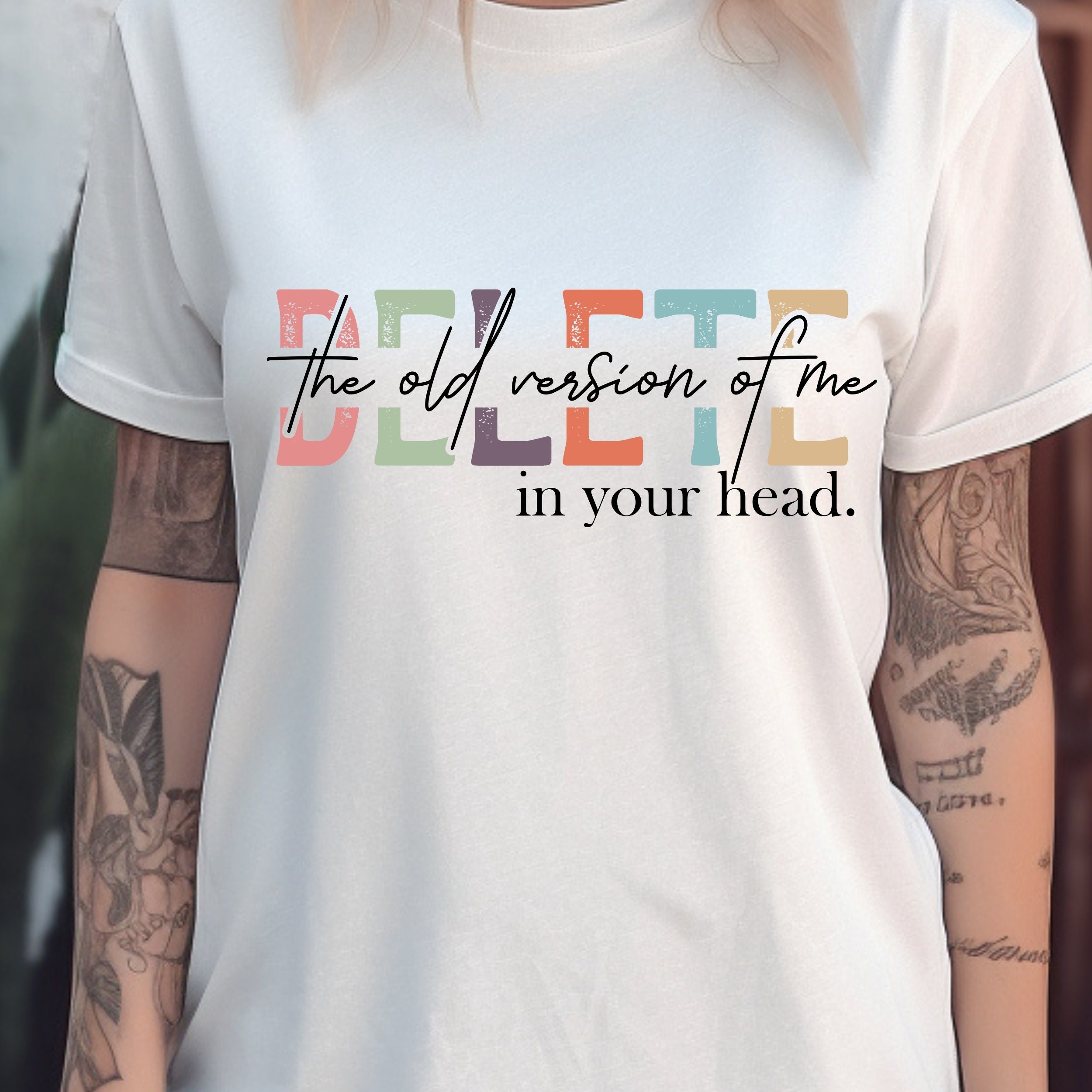 Delete the Old Version Svg Png, Motivational Svg, Mental Health Svg ...