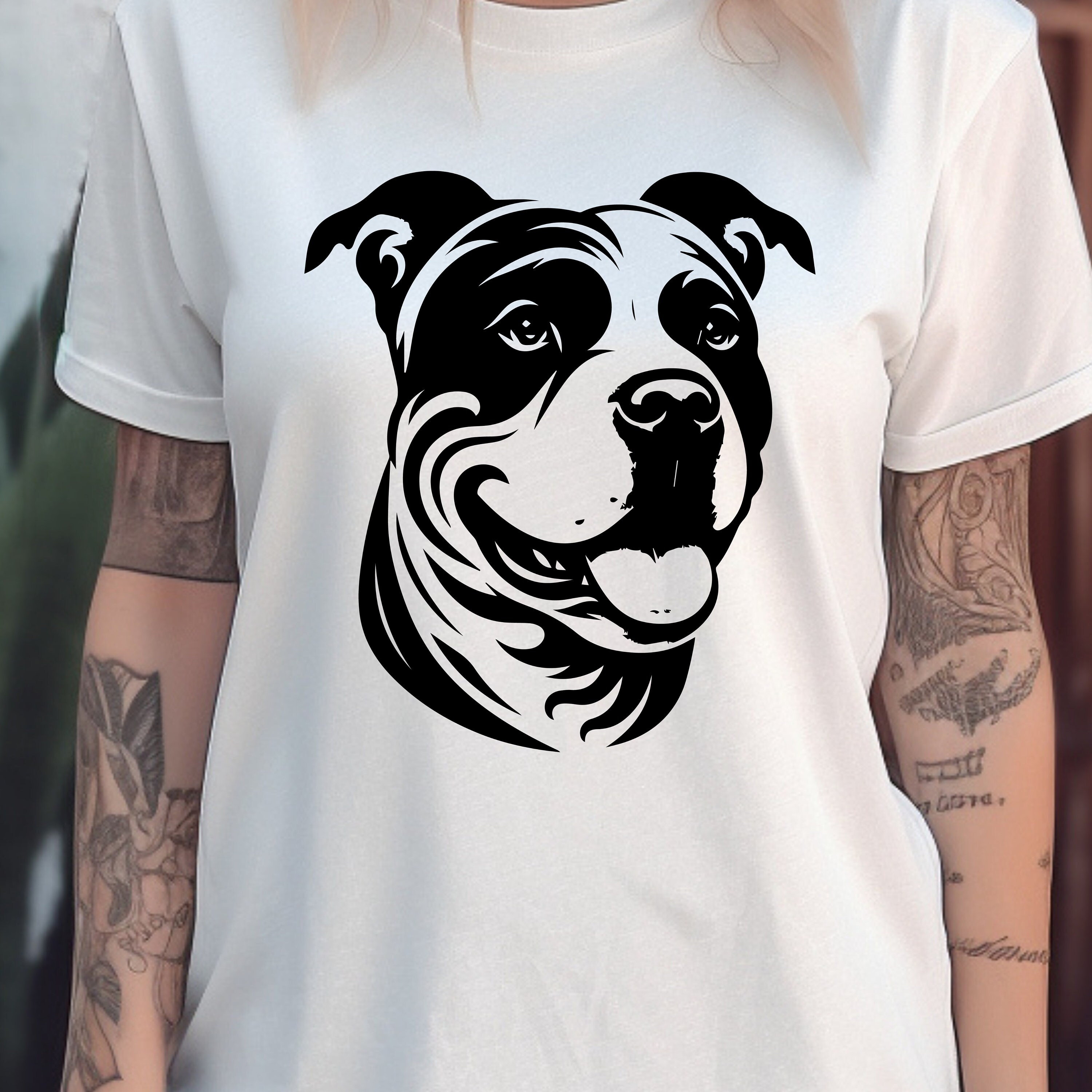 Pitbull Clipart, Pitbull Svg, American Pit Bull Svg, Pitbull Vector ...