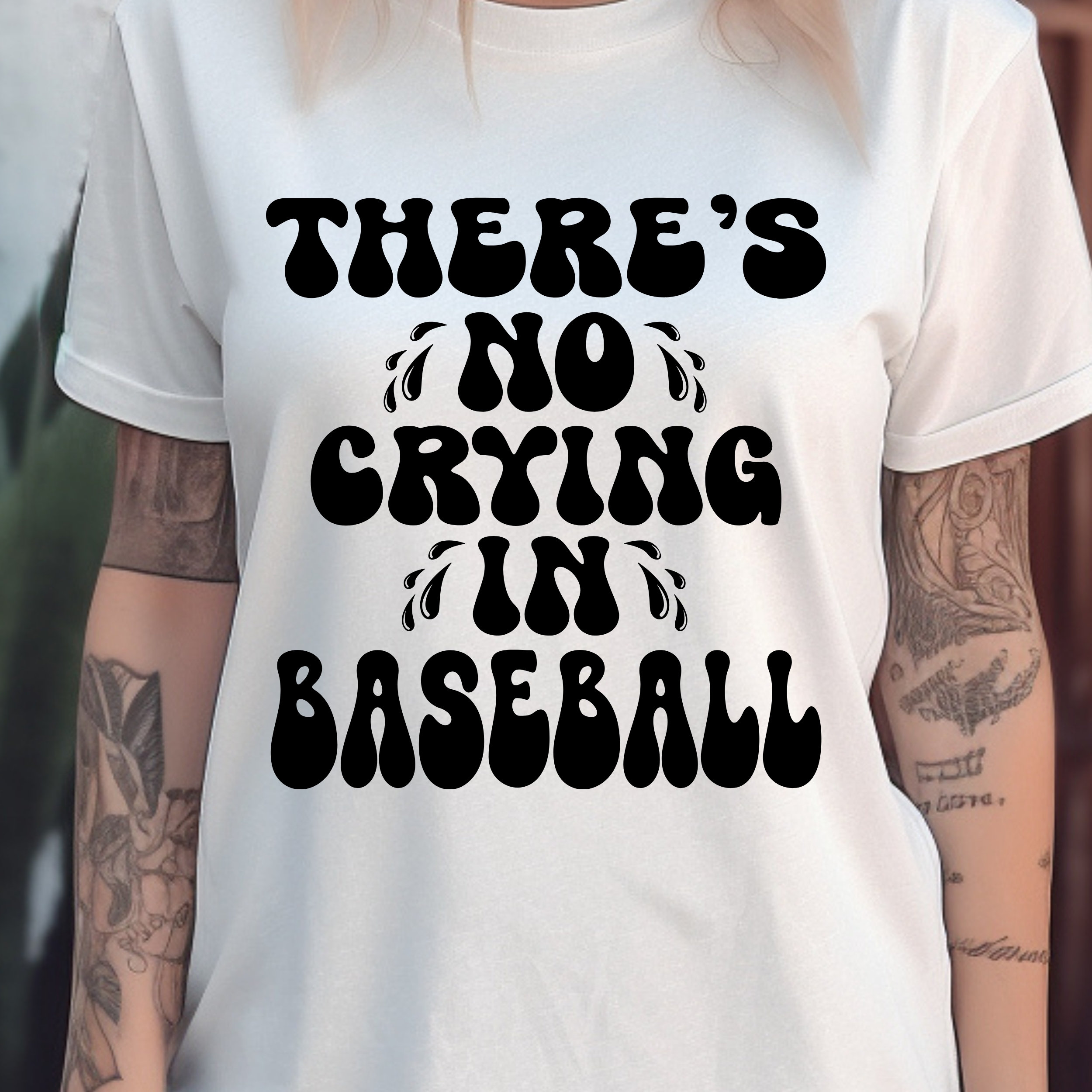 Theres No Crying In Baseball Svg Png Funny Baseball Svg Png Baseball