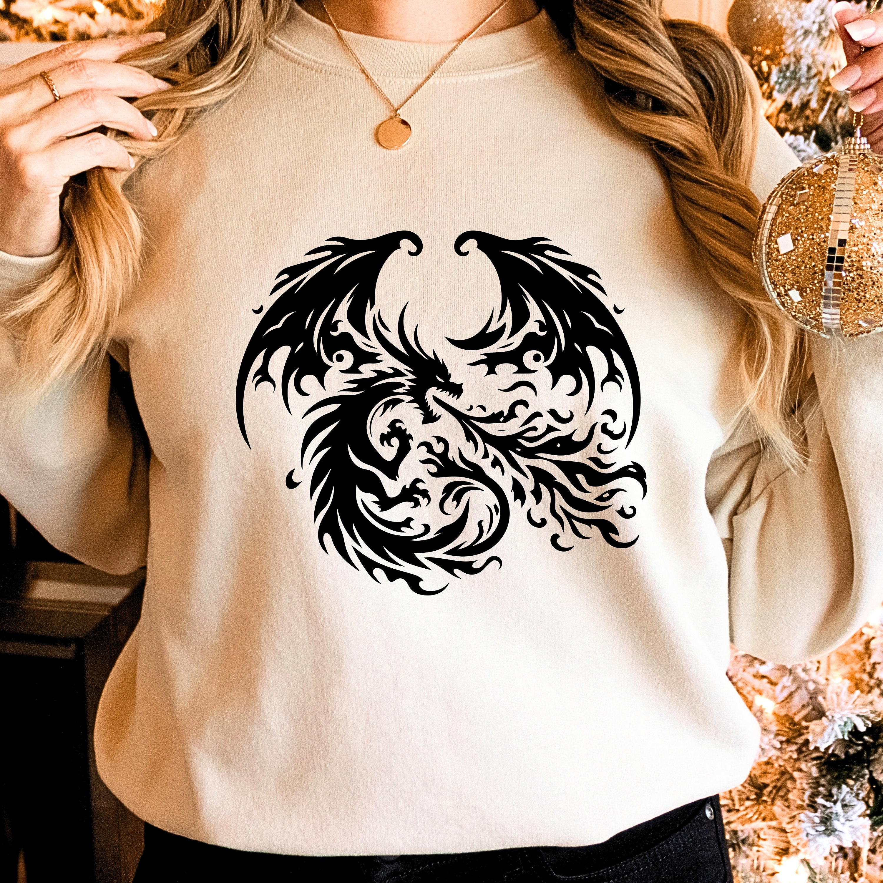 Dragon Fire SVG, Dragon SVG Bundle, Dragon Clipart, Dragon Vector ...