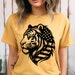 Tiger Svg, Tiger Head With Usa Flag Svg, American Flag Svg, Tiger Face ...