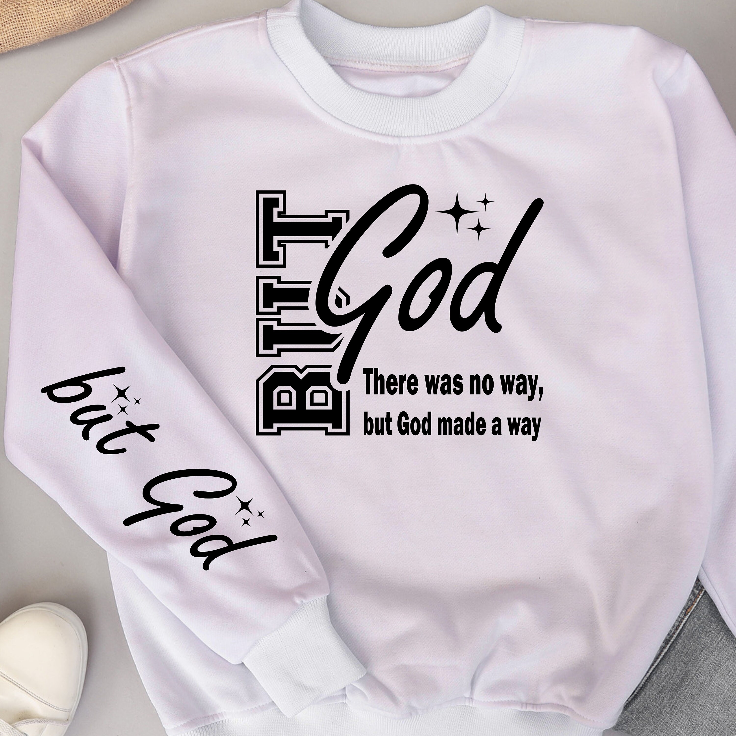 But God Svg, Sleeve Svg, Christian Sweatshirt, Christian Valentines ...
