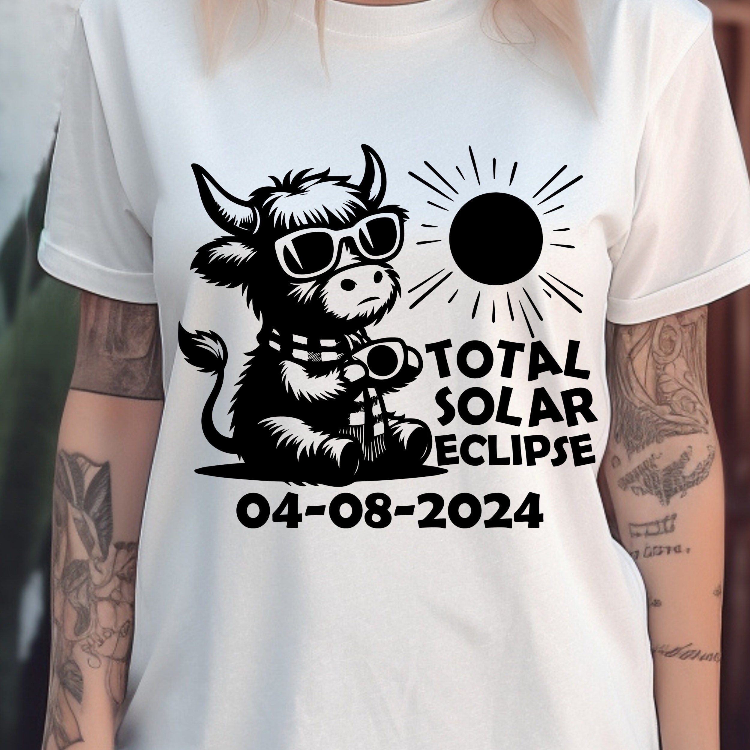 Total Solar Eclipse Png Svg Bundle, April 8th 2024 Svg Png Bundle ...