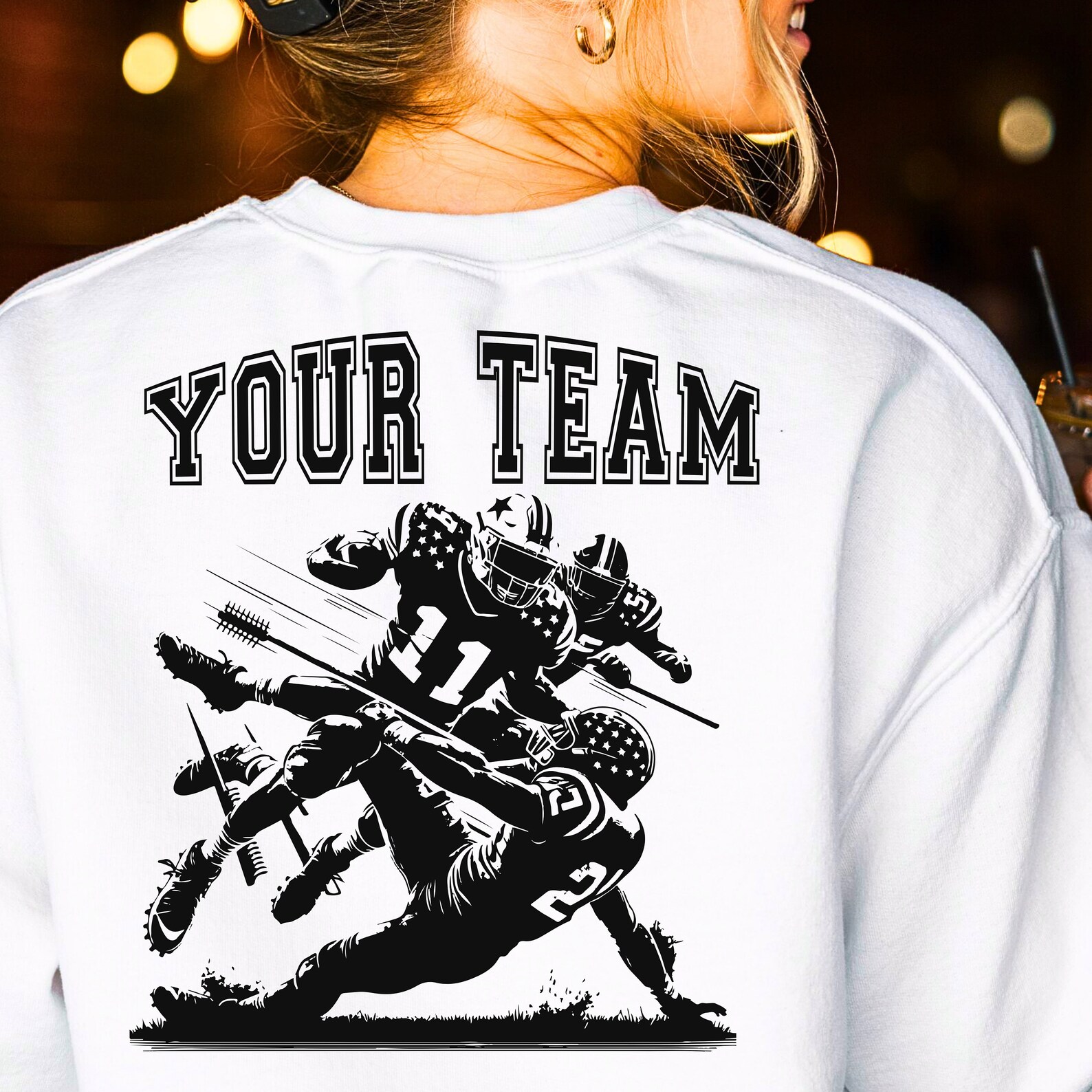 Custom Football Team Svg Png, Personalized Football Svg, Football ...