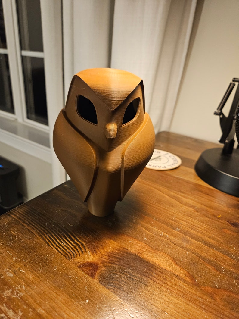 Owlbert 3D Printed Painted Staff Topper - Etsy