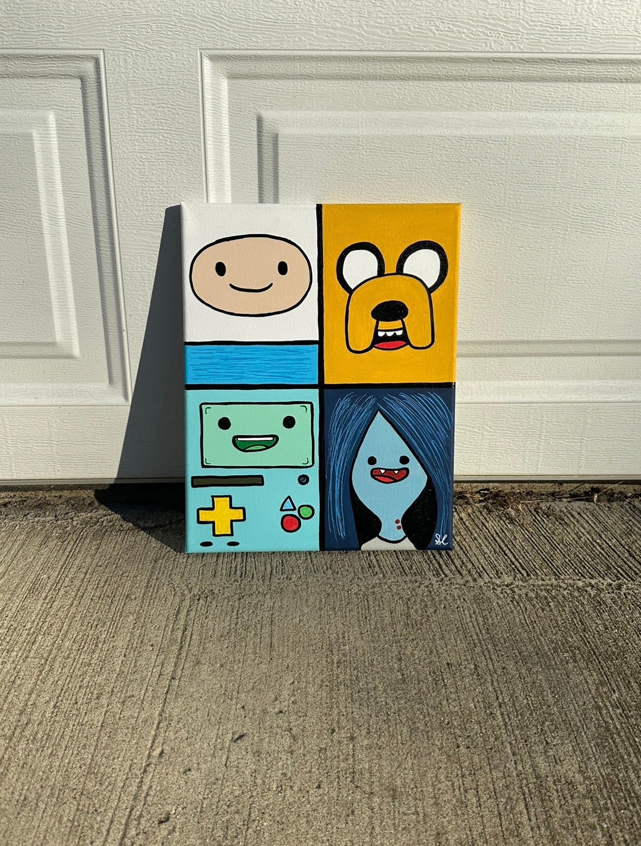 Adventure Time Canvas Painting - Etsy