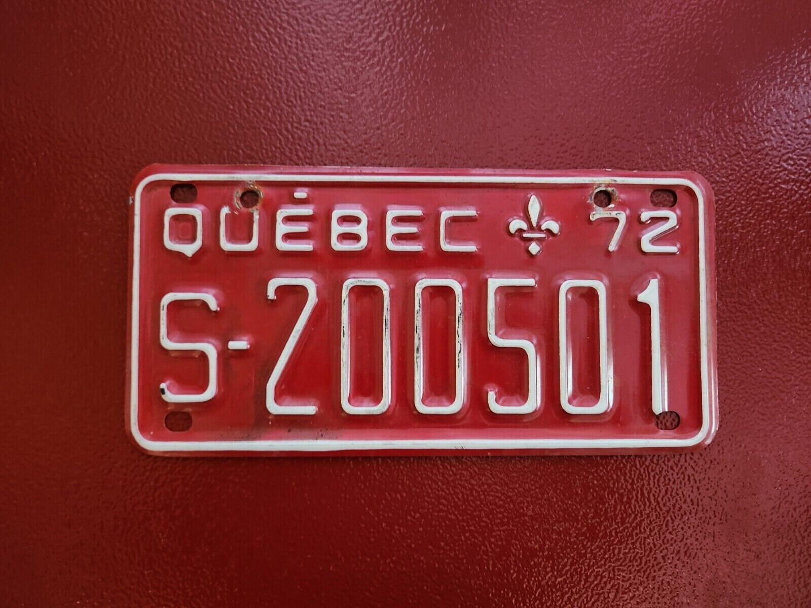 1972 Quebec Licence Plate 1972 Quebec Snowmobile Licence Plate Vintage ...