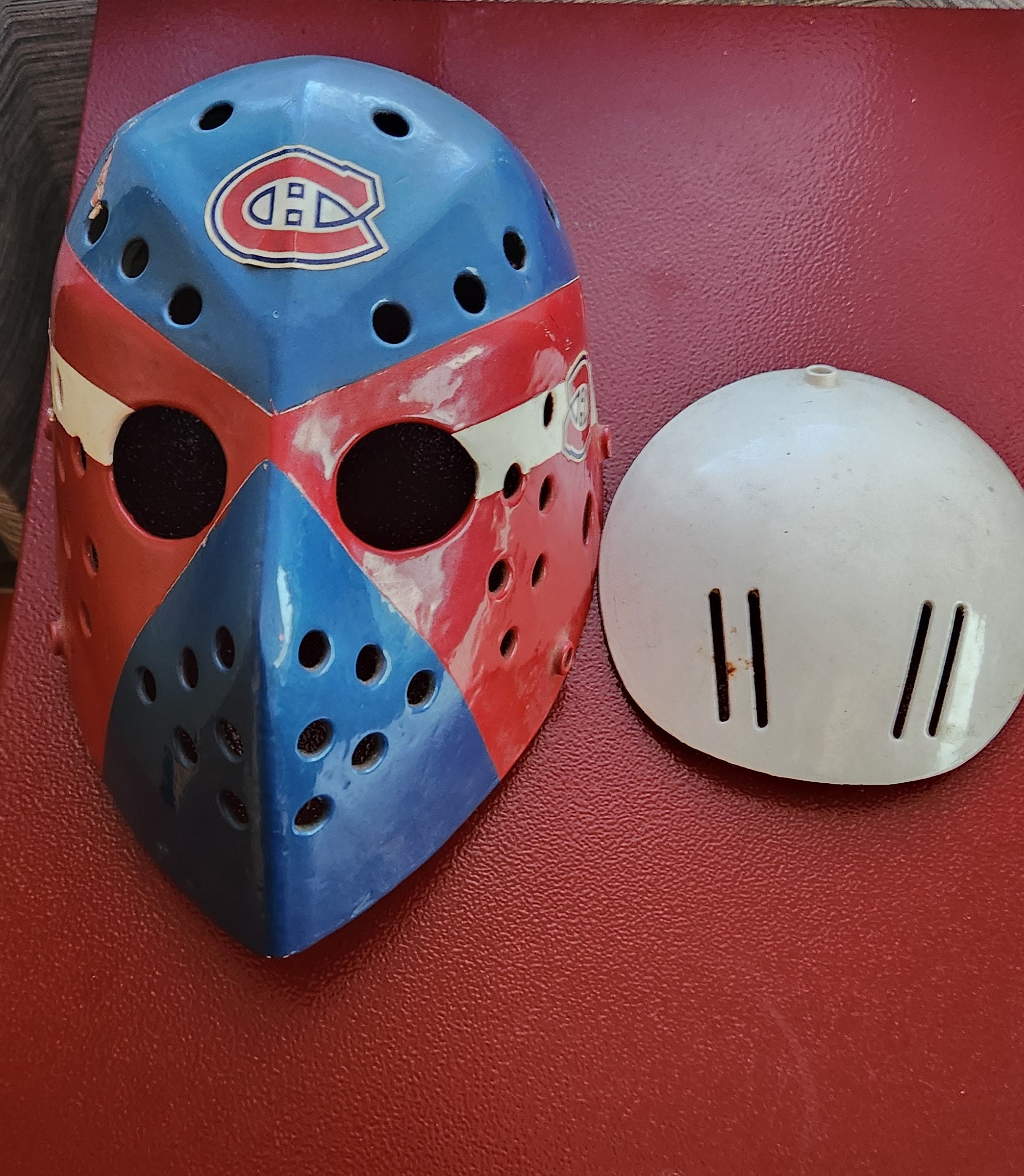 Vintage Fibrosport F204 Fiberglass Goalie Mask With Montreal Canadien ...