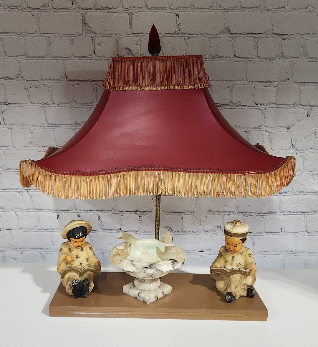 Kitsch Vintage Chinese Lamp 1950's Lamp - Etsy