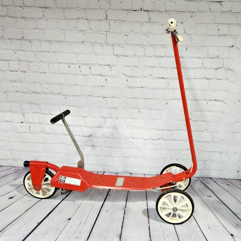 Red Scooter - Etsy
