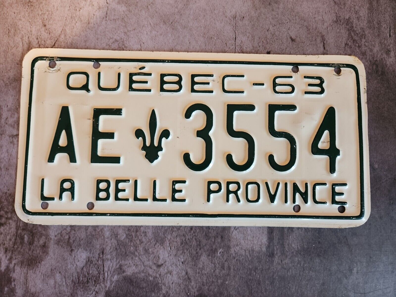 1963 Québec School Bus Licence Plate Quebec Vintage Licence - Etsy