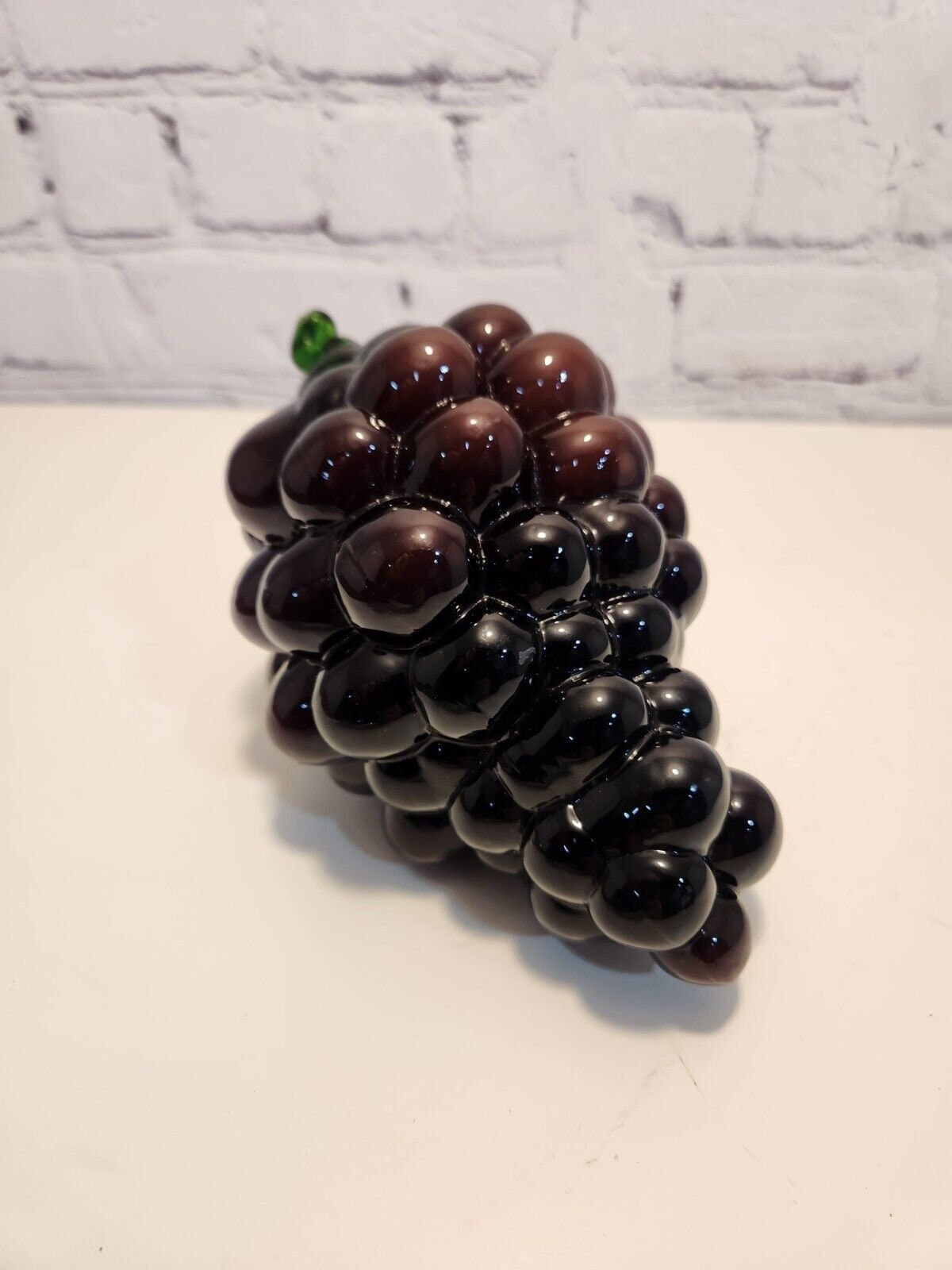 Cluster of Grape Fruit Art Glass Glass Grape Bunch, Murano Style Grapes ...