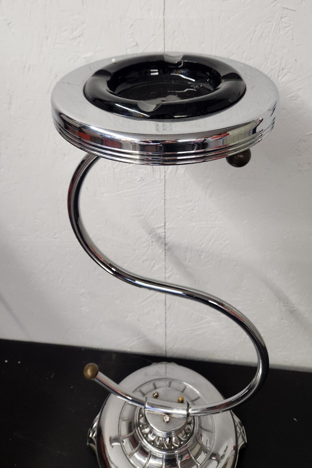 Beautiful Standing Ashtray ART DECO Vintage Mid Century Modern Style ...