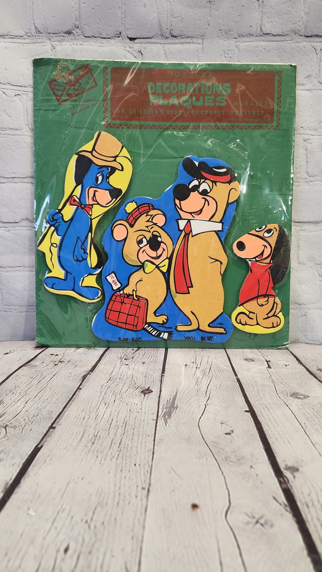 New Old Stock Vintage Set of Huckleberry Hound Yogi Bear,boo Boo and ...