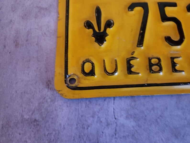 1954 Quebec Régie Des Transports Licence Plate - Etsy