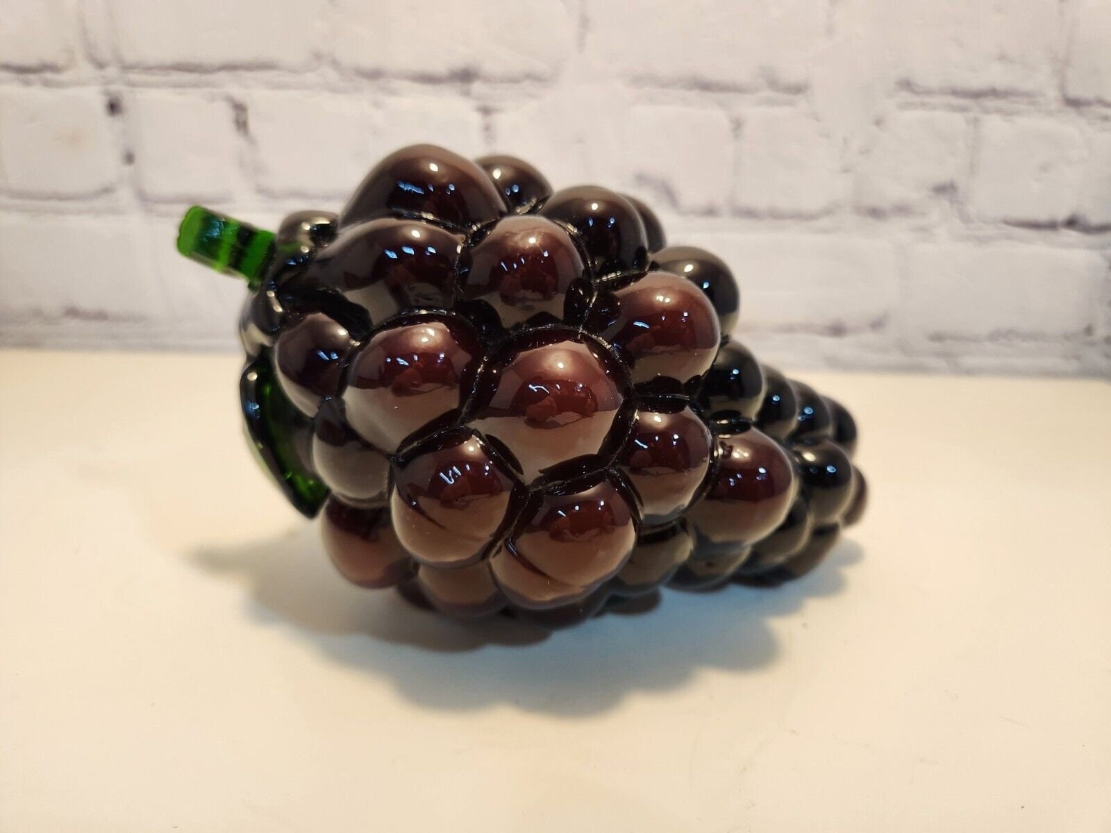 Cluster of Grape Fruit Art Glass Glass Grape Bunch, Murano Style Grapes ...