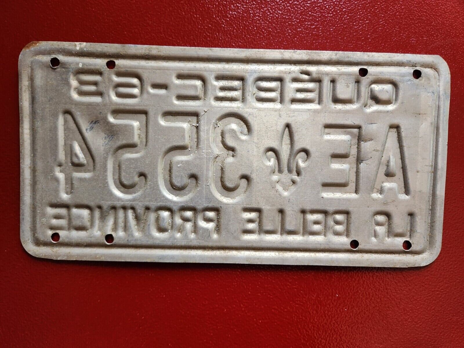 1963 Québec School Bus Licence Plate Quebec Vintage Licence - Etsy