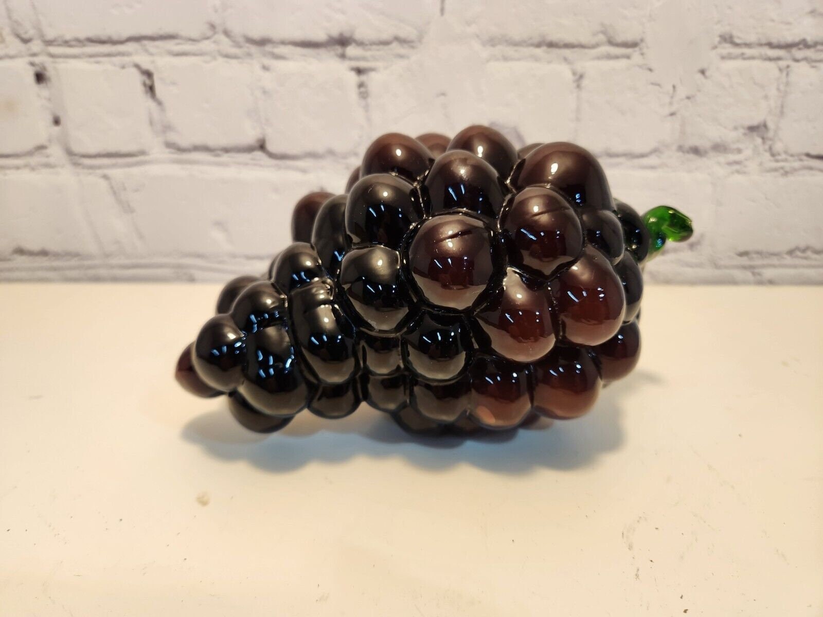 Cluster of Grape Fruit Art Glass Glass Grape Bunch, Murano Style Grapes ...