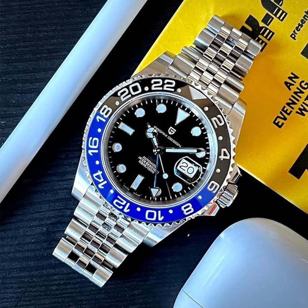 Pagani Design PD1662 GMT batman Automatic - Etsy