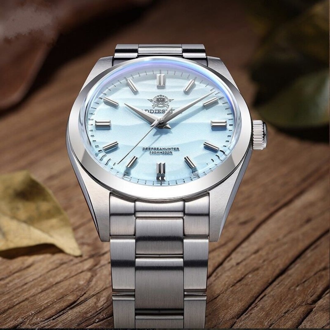 Addiesdive 36MM Luxury Quartz Deep-sea Hunter Diver 100M Waterproof ...