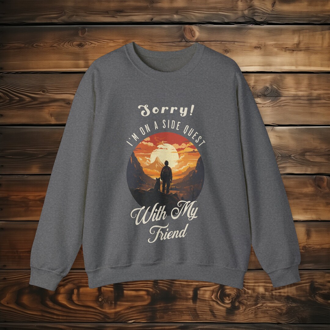 Side Quest Sweatshirt Gift for Boy Sweatshirt for Men - Etsy
