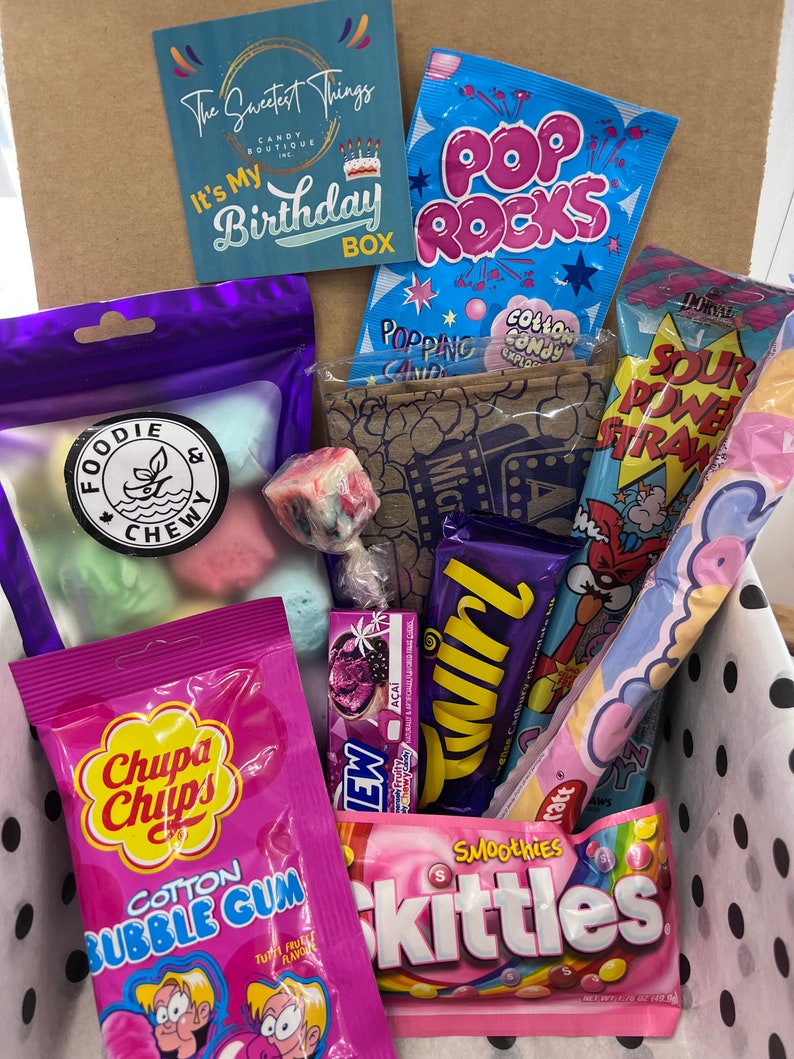 Birthday Candy Box - Etsy Canada