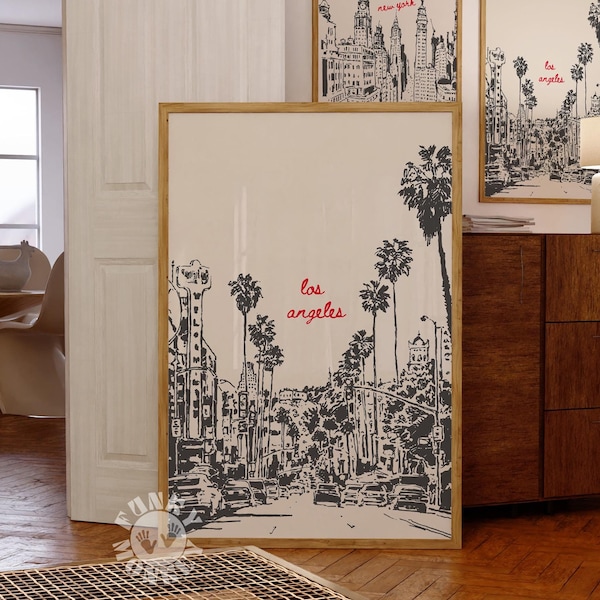 Funky Los Angeles - Etsy UK