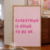 Pink Vintage Girly Bathroom Wall Art Print, Girly Coquette Aesthetic ...