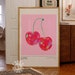 Retro Cherry Wall Art Print Gallery Exhibition Poster Trendy - Etsy