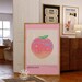 Retro Trendy Wall Art Print Set of 6, Pink Preppy Poster Set, Girly ...