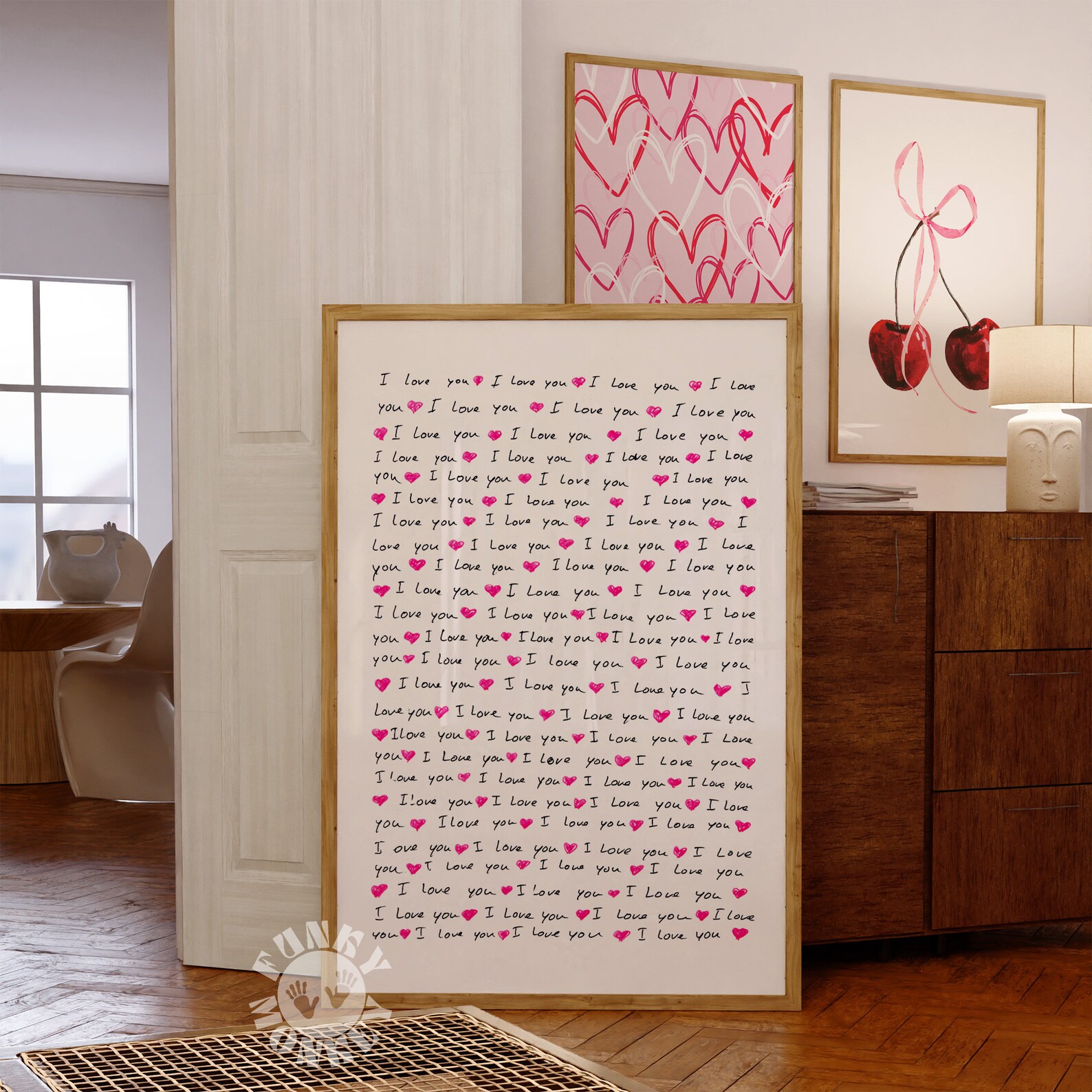 Valentine Printable Art, Love Letter Print, I Love You Heart Digital ...