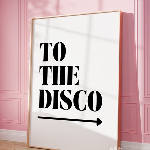 Disco Sign - Etsy