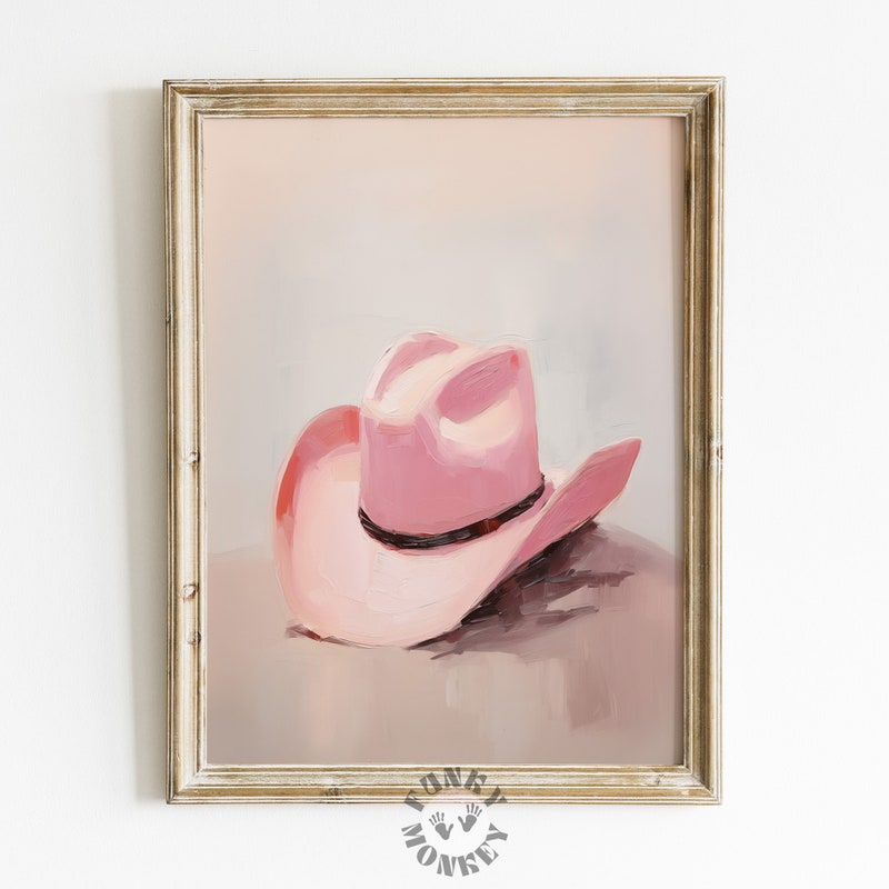 Cowboy Hat Painting - Etsy
