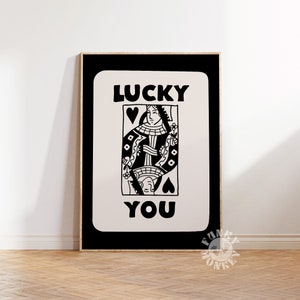 Trendy Print Set of 9, Black White Gallery Wall Set, Funky Retro ...