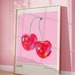 Retro Cherry Wall Art Print, Gallery Exhibition Poster, Trendy Wall Art ...